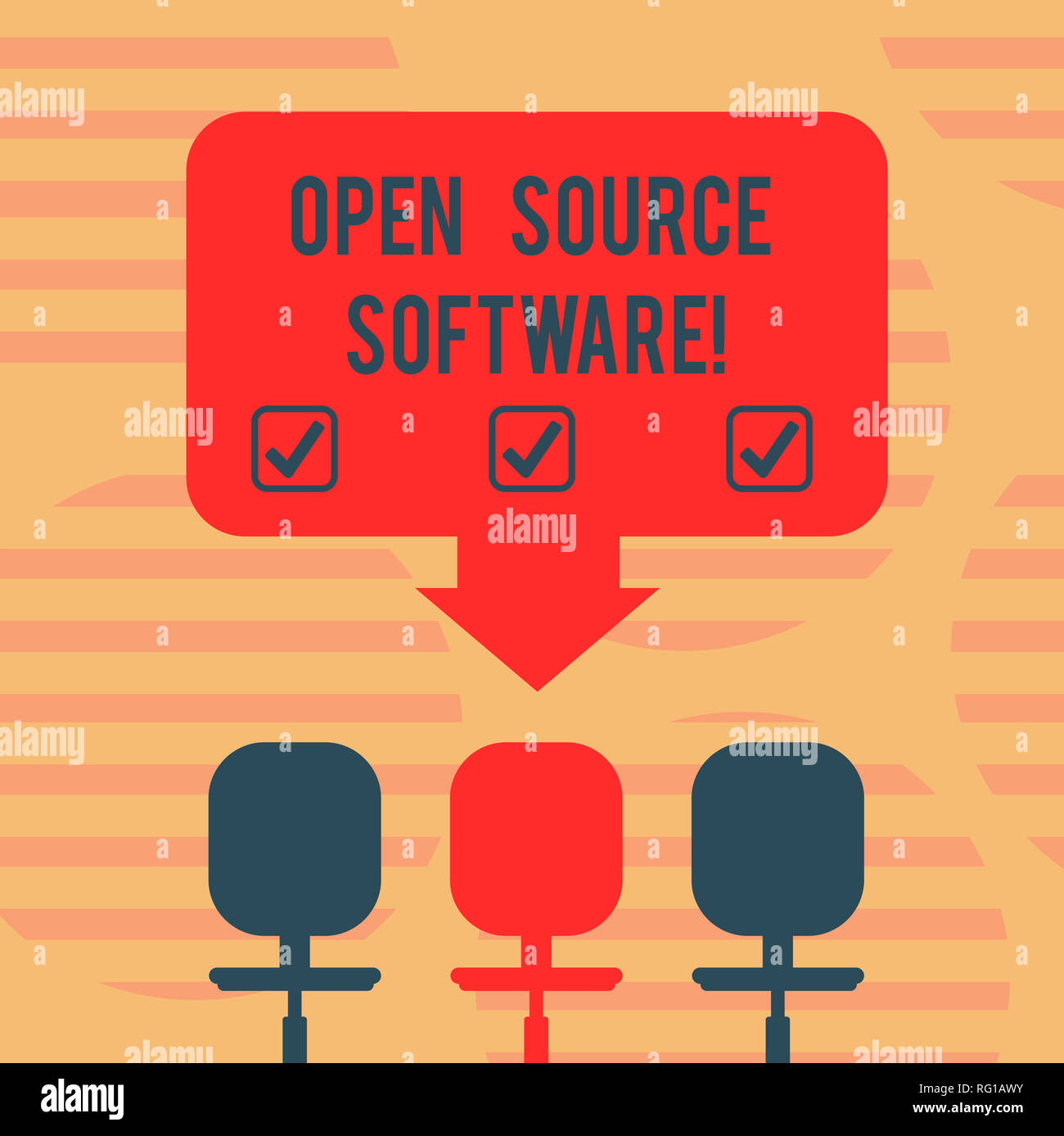 Word writing text Open Source Software. Business concept for software ...
