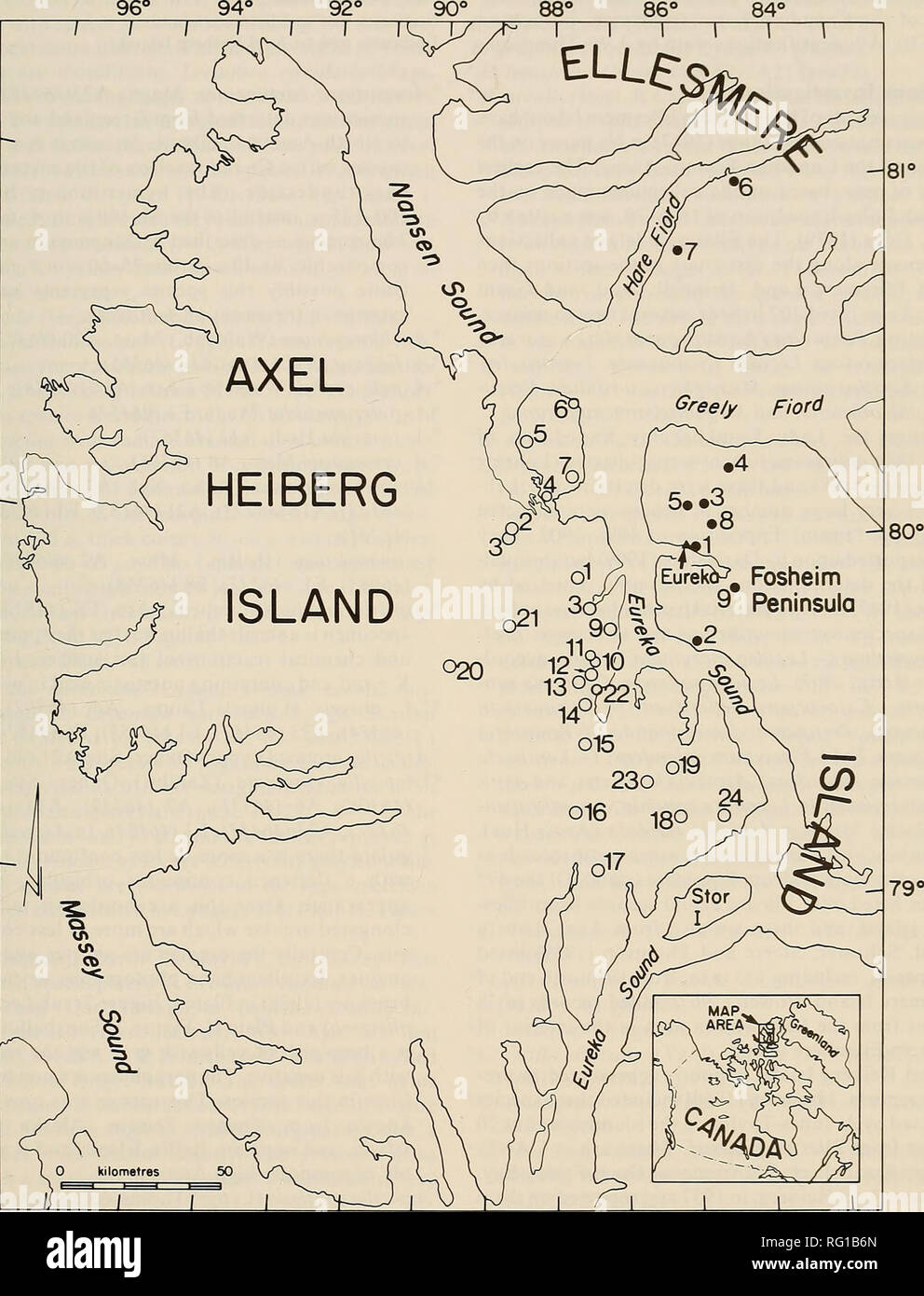 Ellesmere map hi-res stock photography and images - Alamy