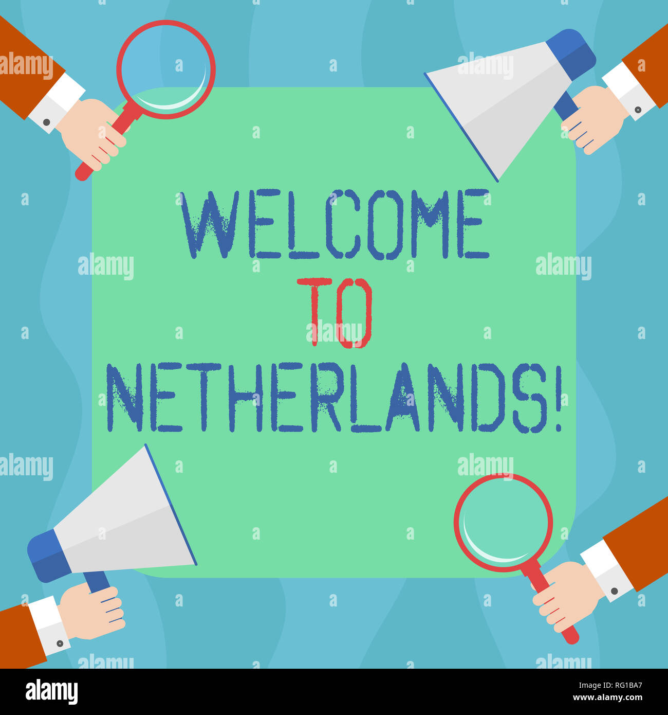 Conceptual hand writing showing Welcome To Netherlands. Business photo ...
