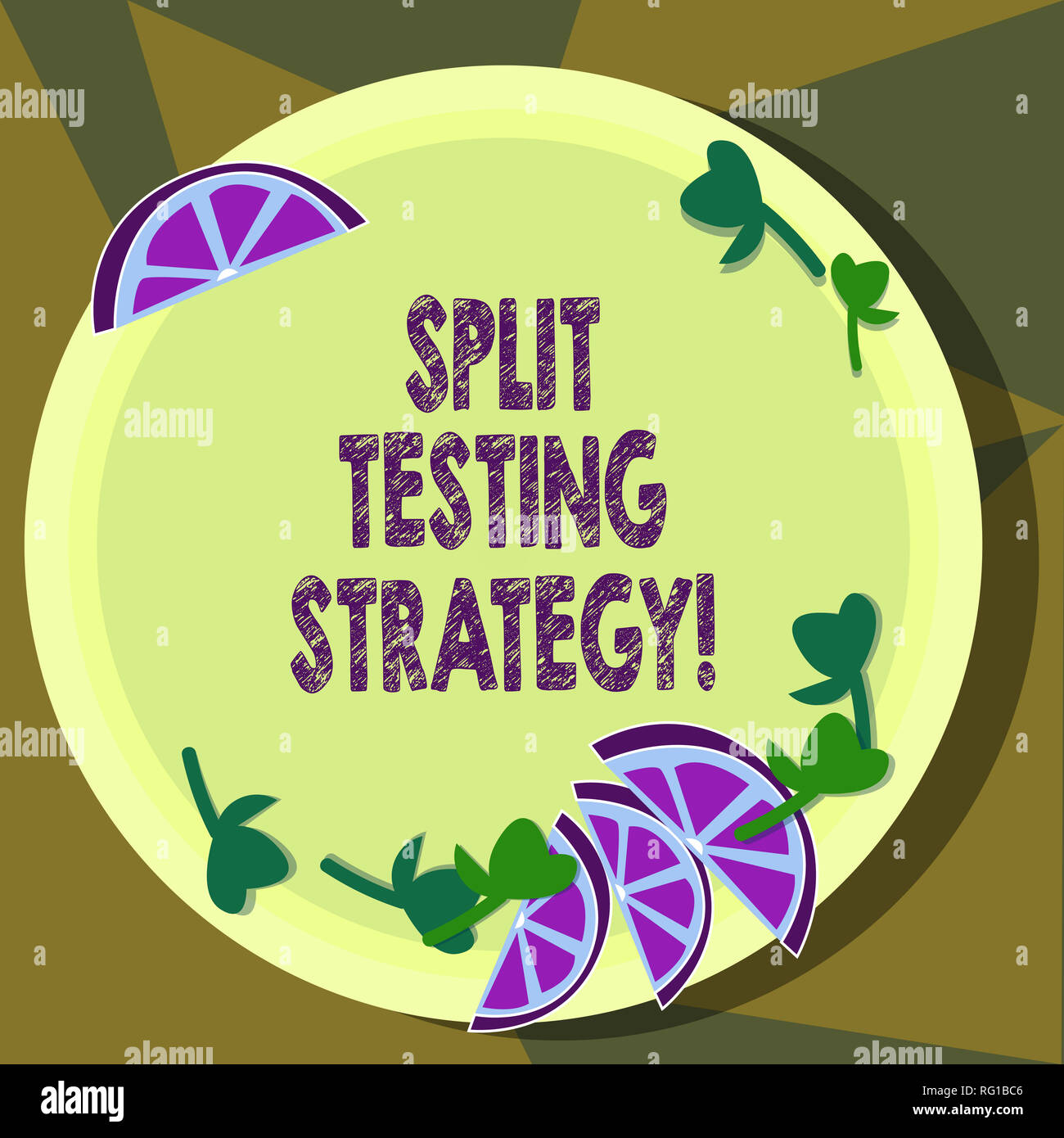 Text sign showing Split Testing Strategy. Conceptual photo conducting ...