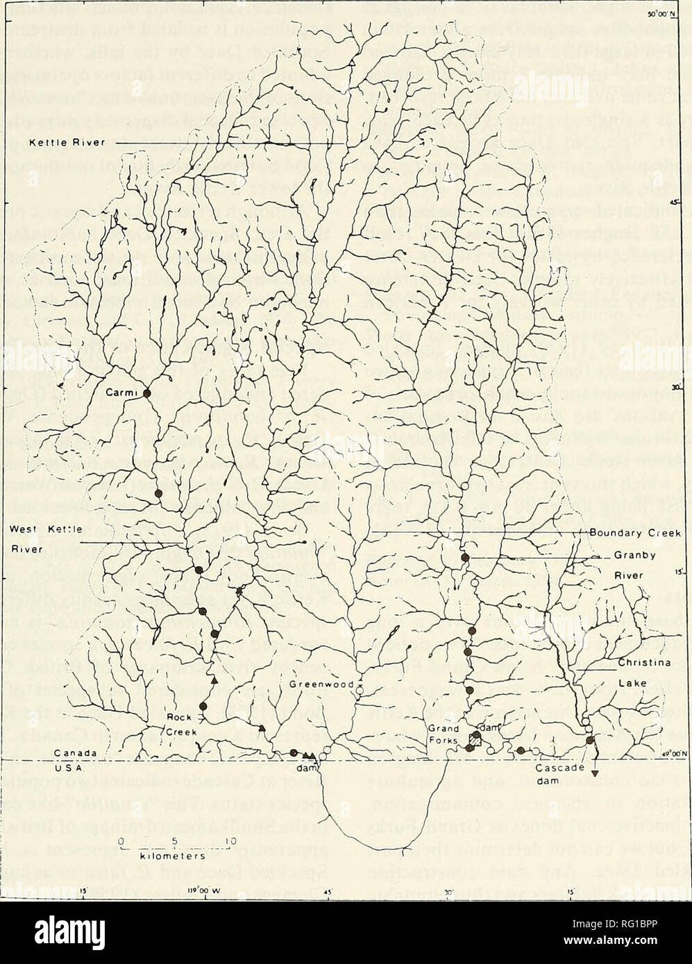 Grandforks Canada Map