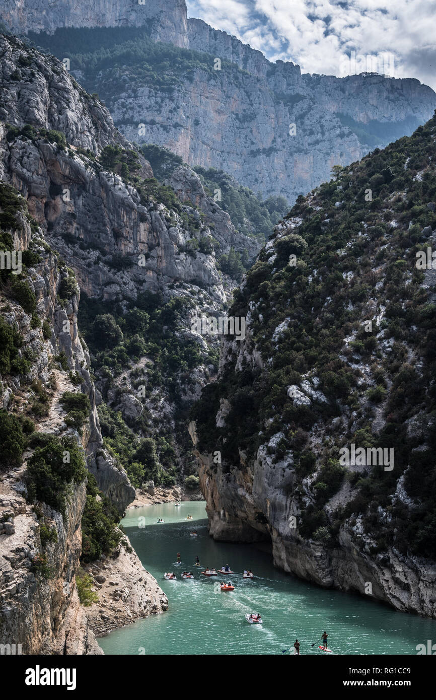 The entrance to the Gorge du Verdon, Haute Provence, France Stock Photo ...