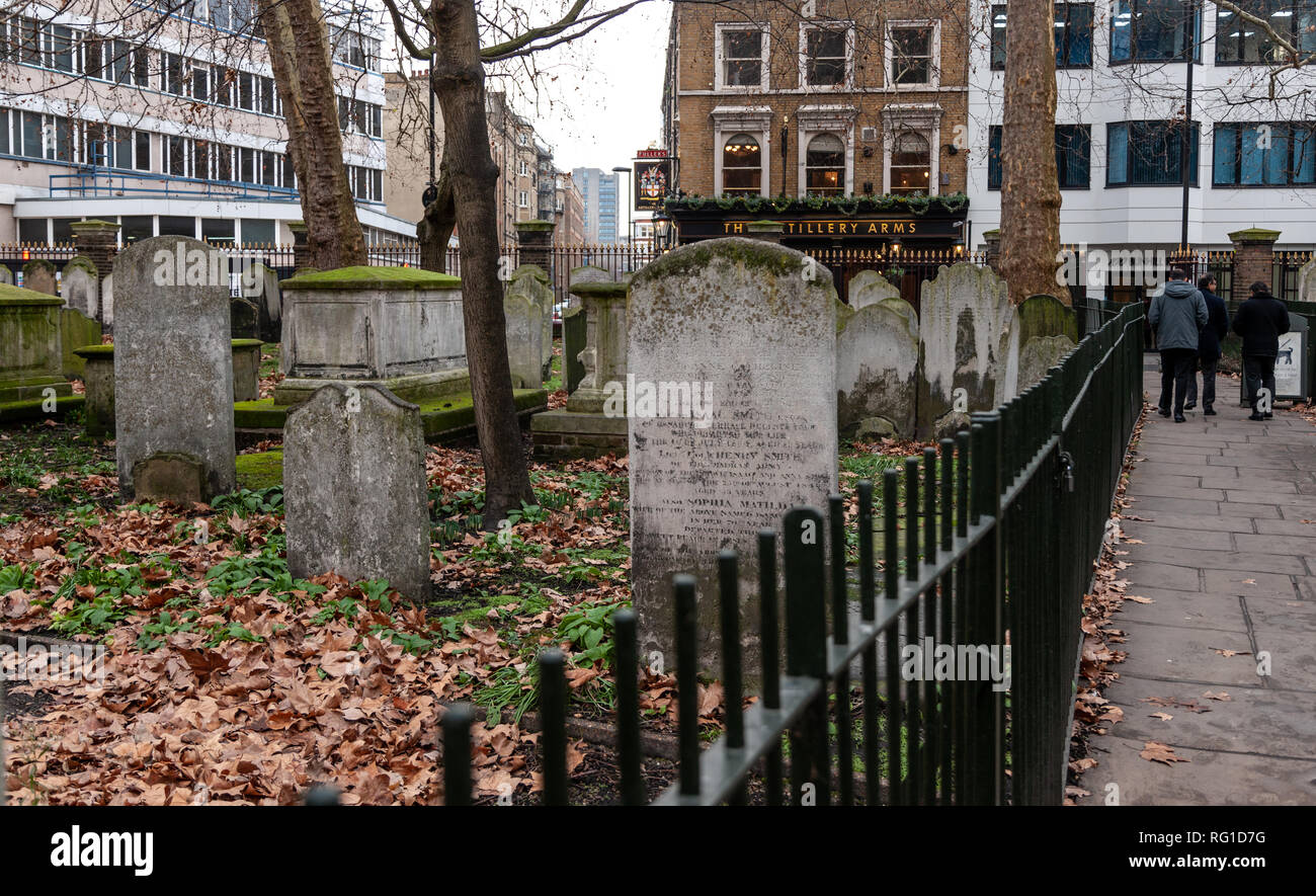 Bunhill fields cemetery hi-res stock photography and images - Alamy