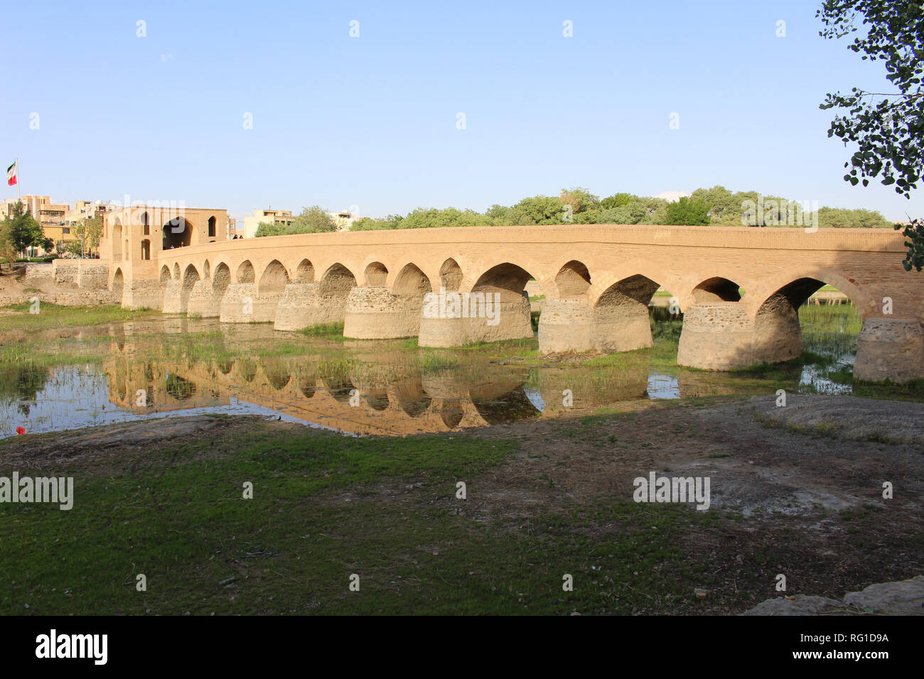 Shahrestan Bridge in Isfahan, Iran Stock Photo - Alamy