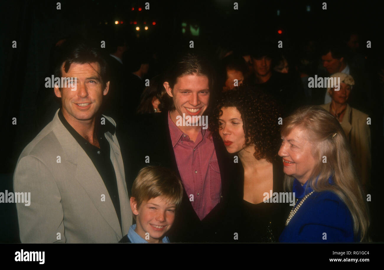 BEVERLY HILLS, CA - NOVEMBER 22: Actor Pierce Brosnan and sons Sean ...