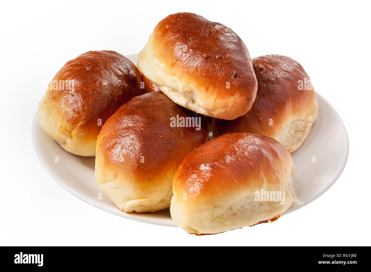 patties with rice isolated on white background Stock Photo - Alamy