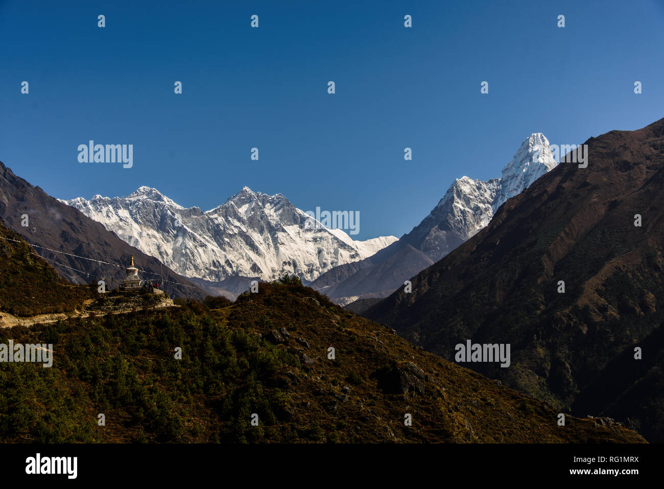 Trekking in Nepal Stock Photo - Alamy