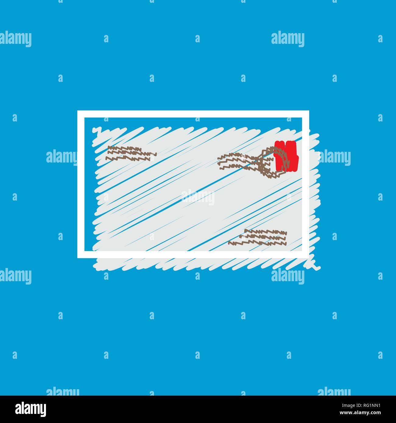 Retro background plane envelope Stock Vector Images - Alamy