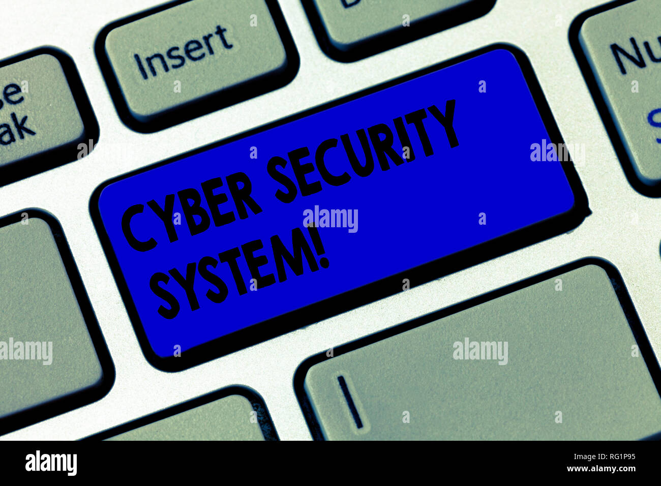 Word writing text Cyber Security System. Business concept for ...