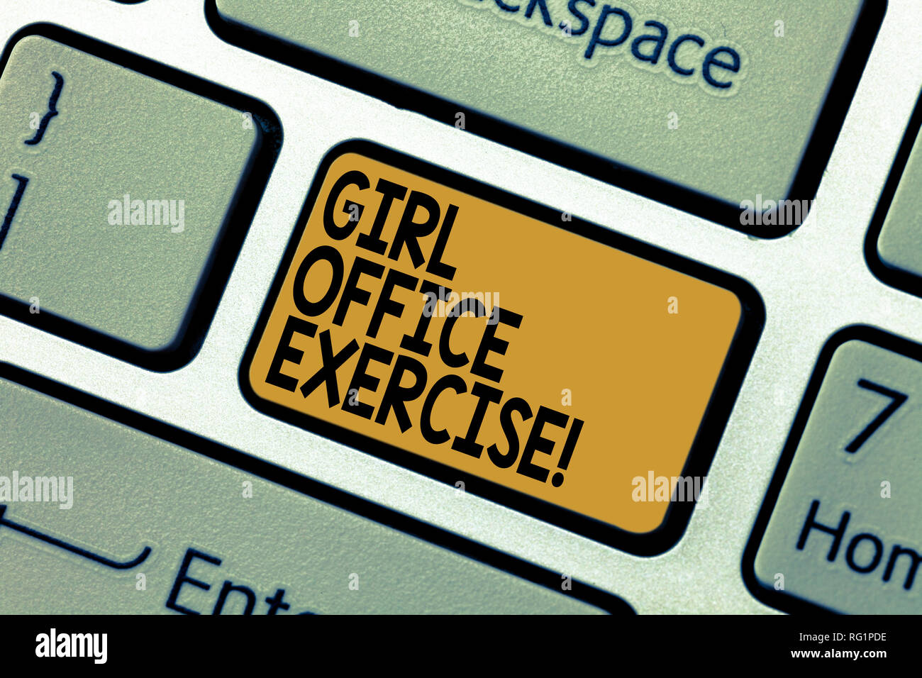 Word writing text Girl Office Exercise. Business concept for Promote ...