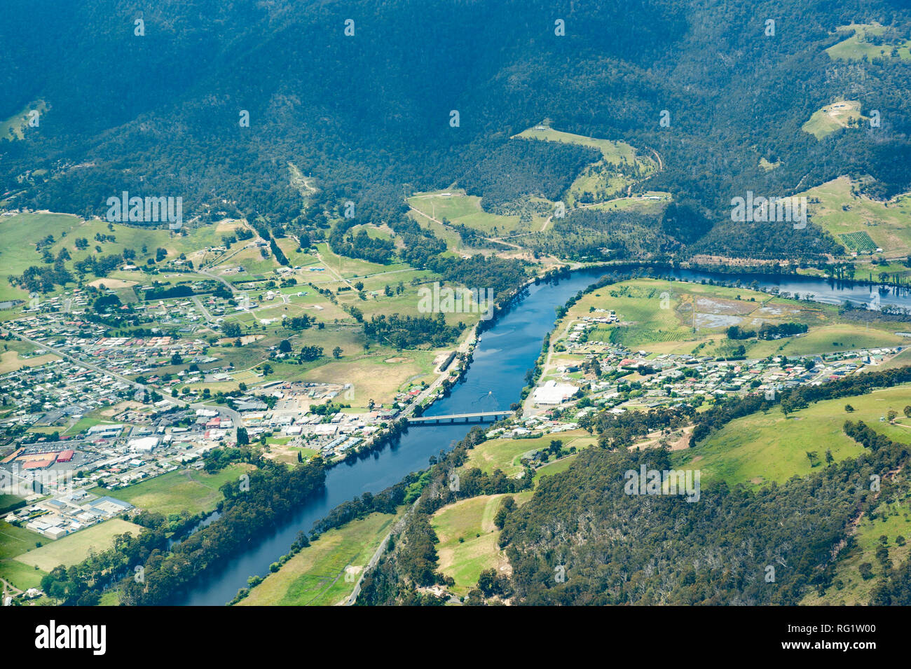 Bridge crossing the huon river hi-res stock photography and images - Alamy