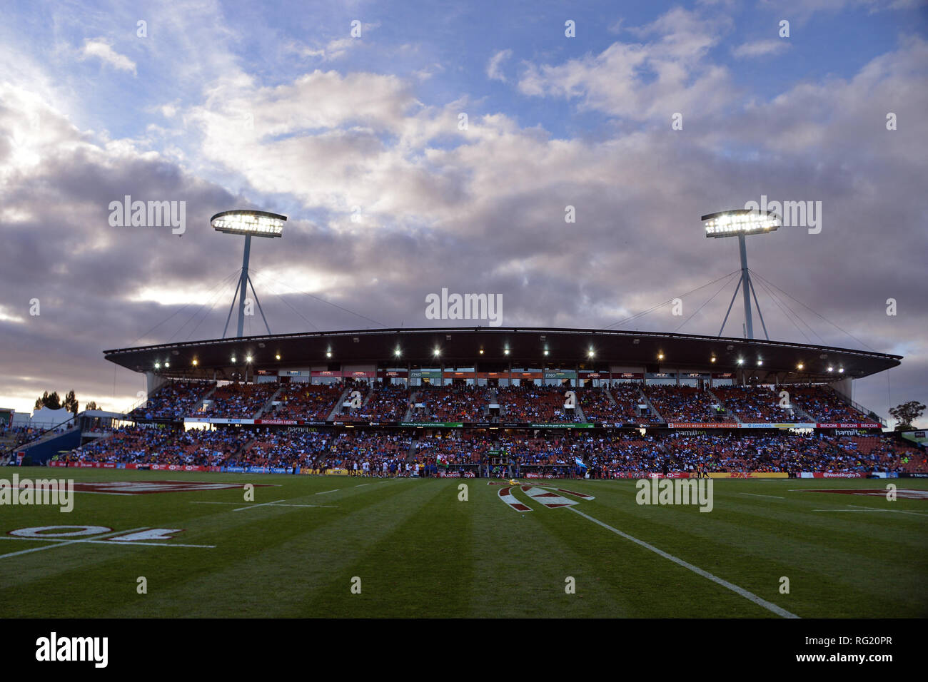 26th January 2019, FMG Stadium Waikato, Hamilton, New Zealand; HSBC ...