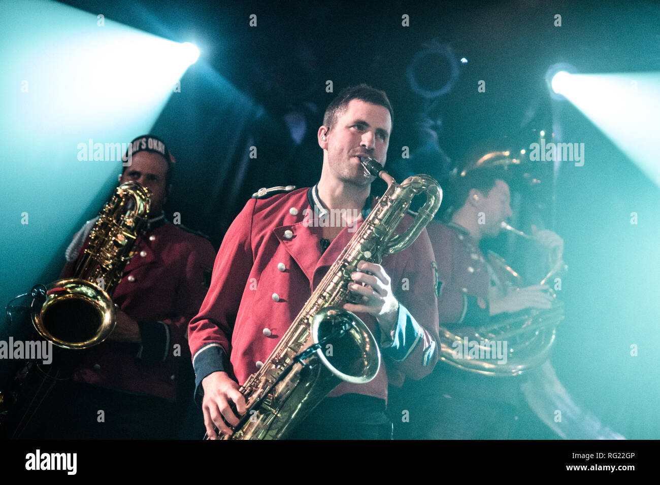 German techno marching band hi-res stock photography and images - Alamy