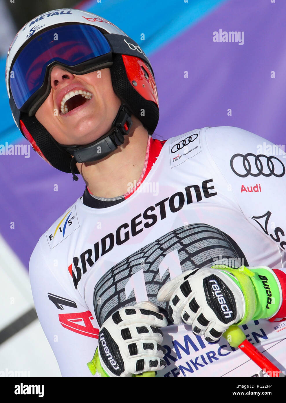 Garmisch Partenkirchen, Germany. 27th Jan, 2019. Alpine skiing, World ...