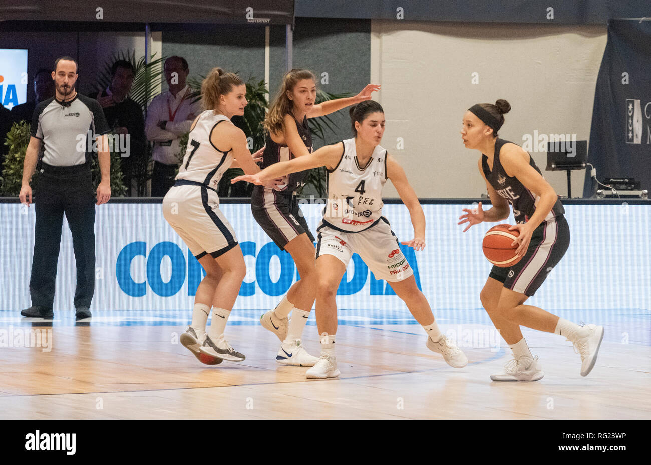 Montreux, Switzerland. 27th Jan, 2019. Final Four of the SBL Cup 2019 ...