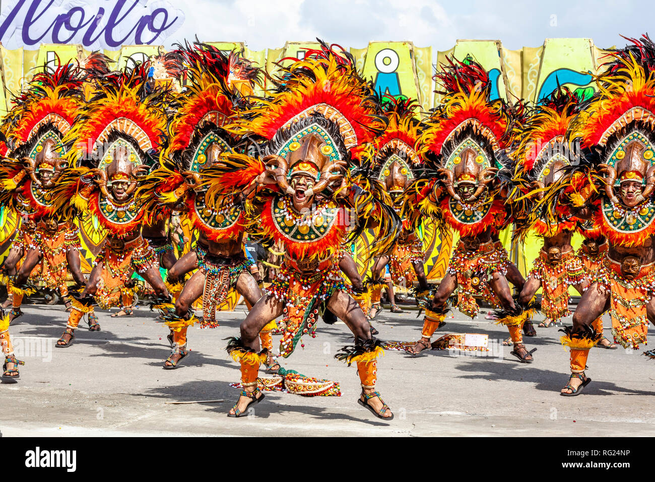 Iloilo City, The Philippines. 27th January 2019. Philippinos dressed in ...