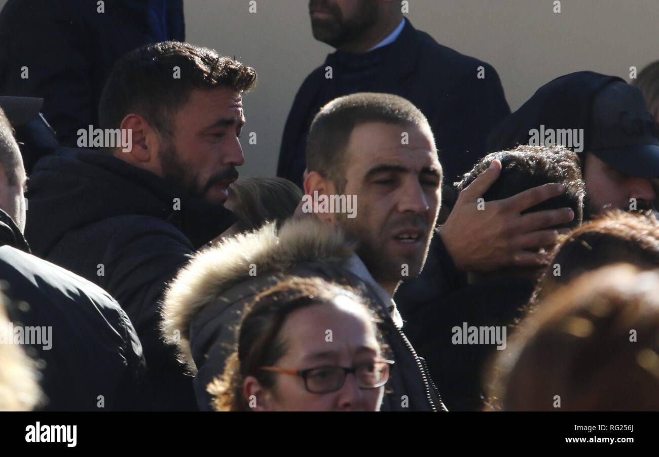 27 -1-2019 funeral de Julen en el tanatorio del Palo,con fotos del ...