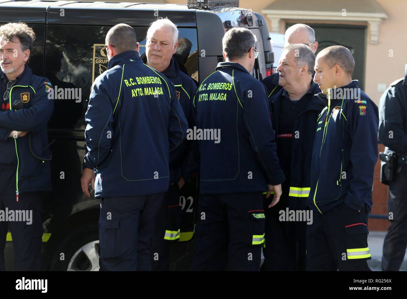 27 -1-2019 funeral de Julen en el tanatorio del Palo,con fotos del ...