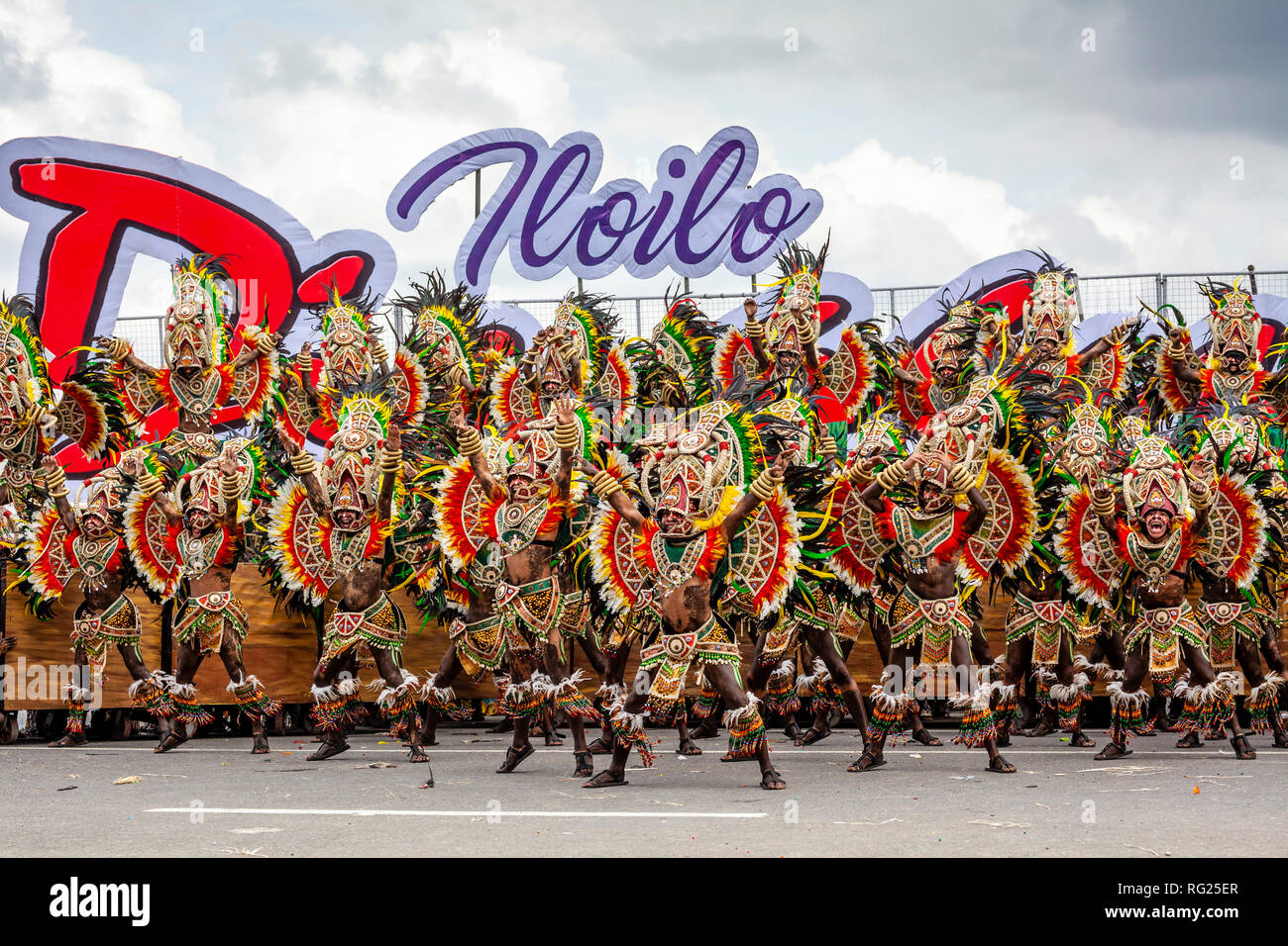Iloilo City, The Philippines. 27th January 2019. Philippinos dressed in ...