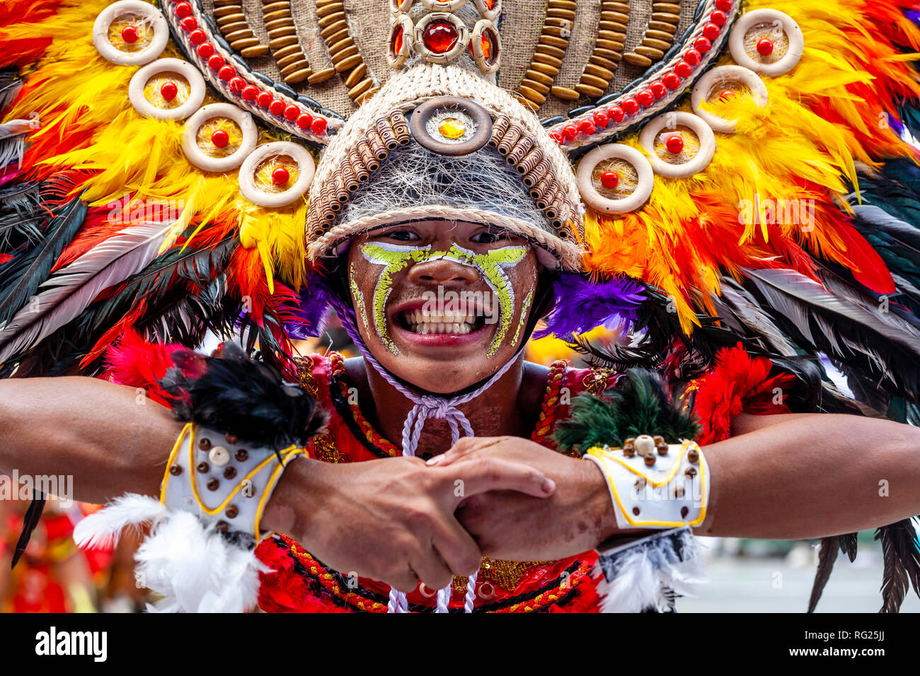 Iloilo City, The Philippines. 27th January 2019. Philippinos dressed in ...