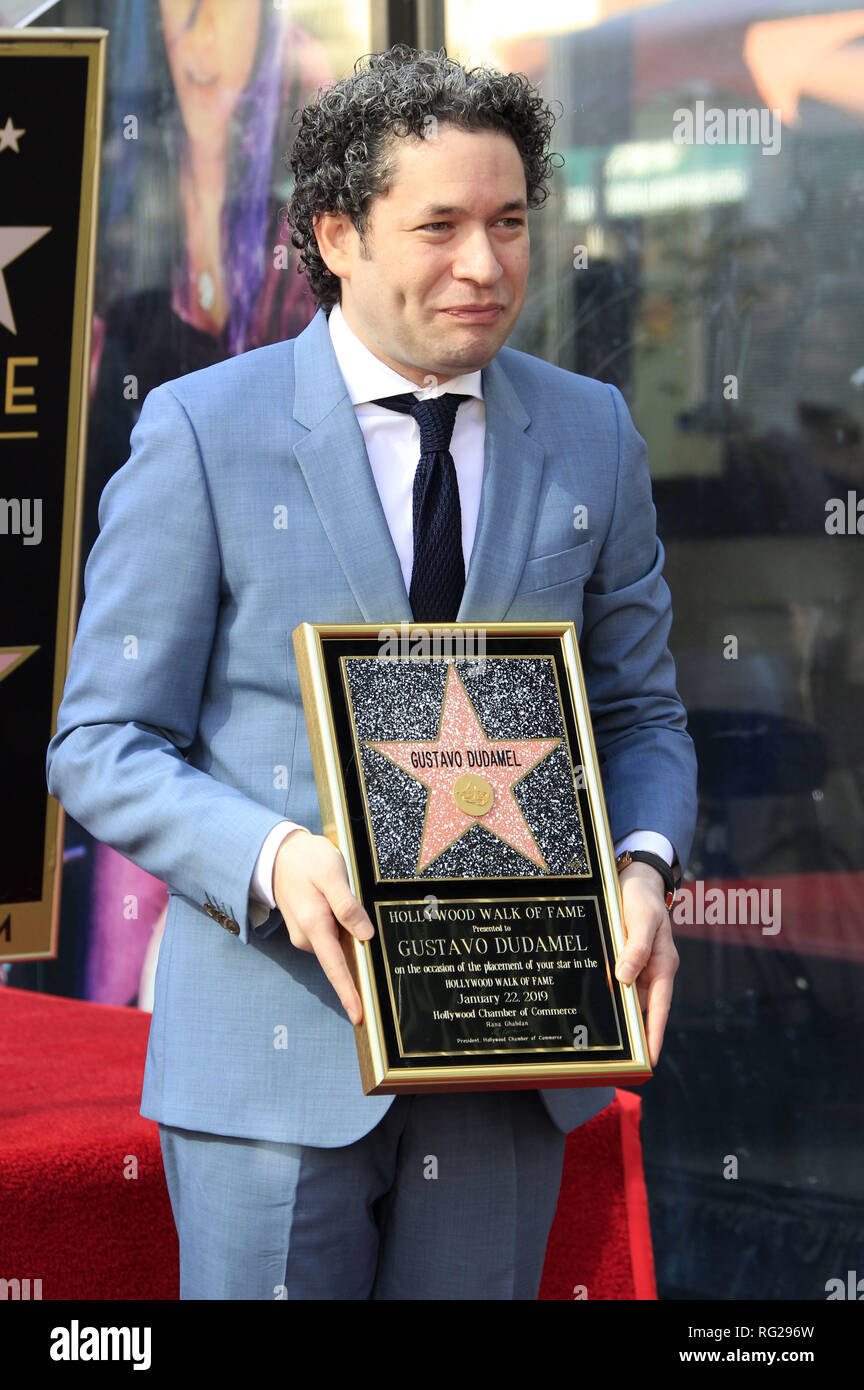 Maestro Gustavo Dudamel is honored with a star on the Hollywood Walk Of ...