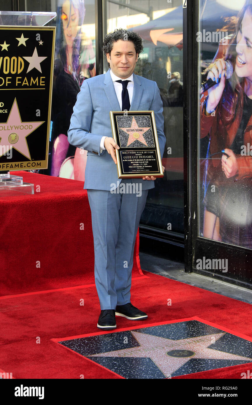 Maestro Gustavo Dudamel is honored with a star on the Hollywood Walk Of ...