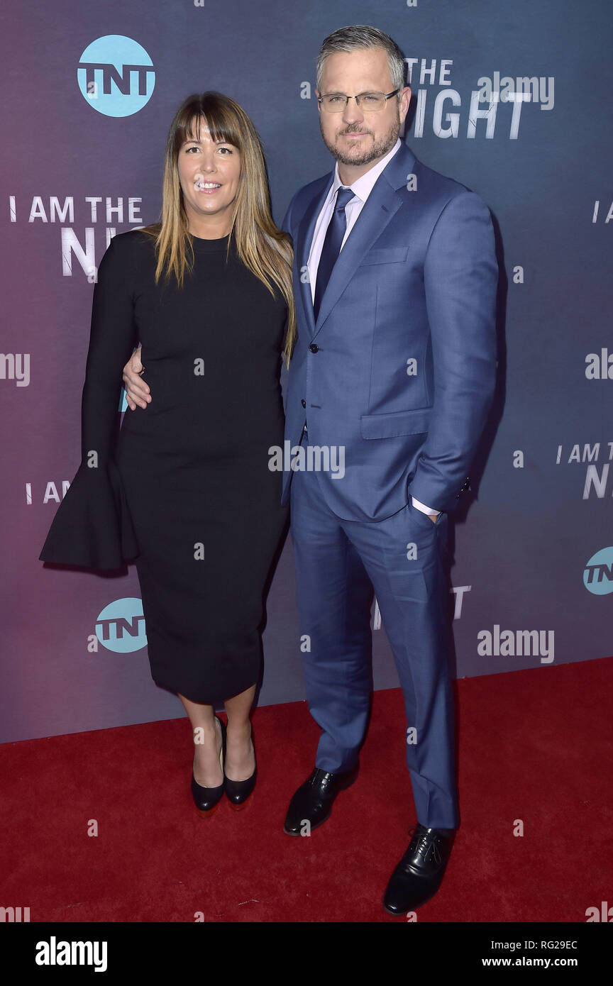 Patty Jenkins and Sam Sheridan attending the TNT series premiere of 'I ...