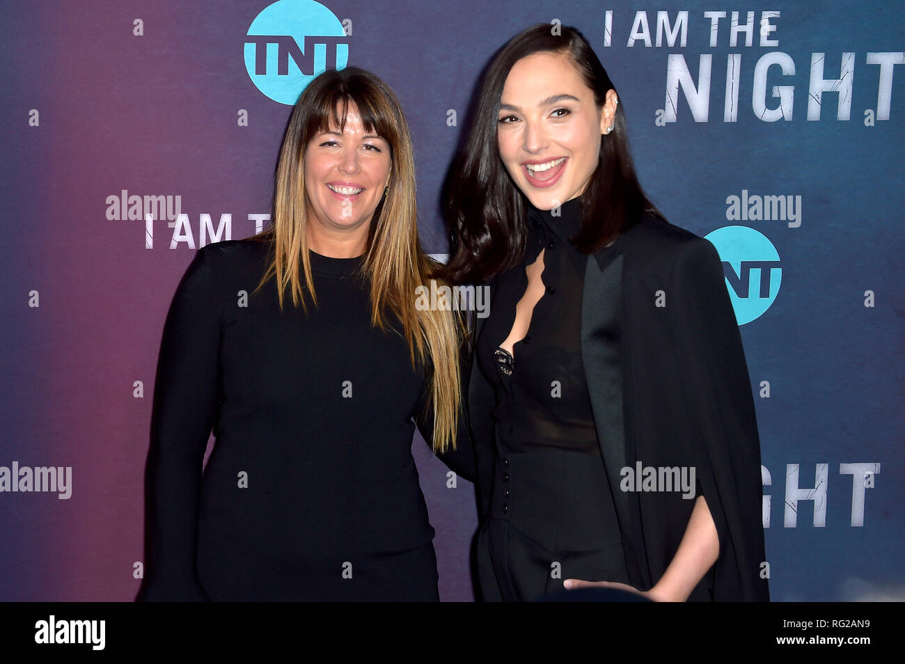Los Angeles, USA. 24th Jan, 2019. Patty Jenkins and Gal Gadot at the ...