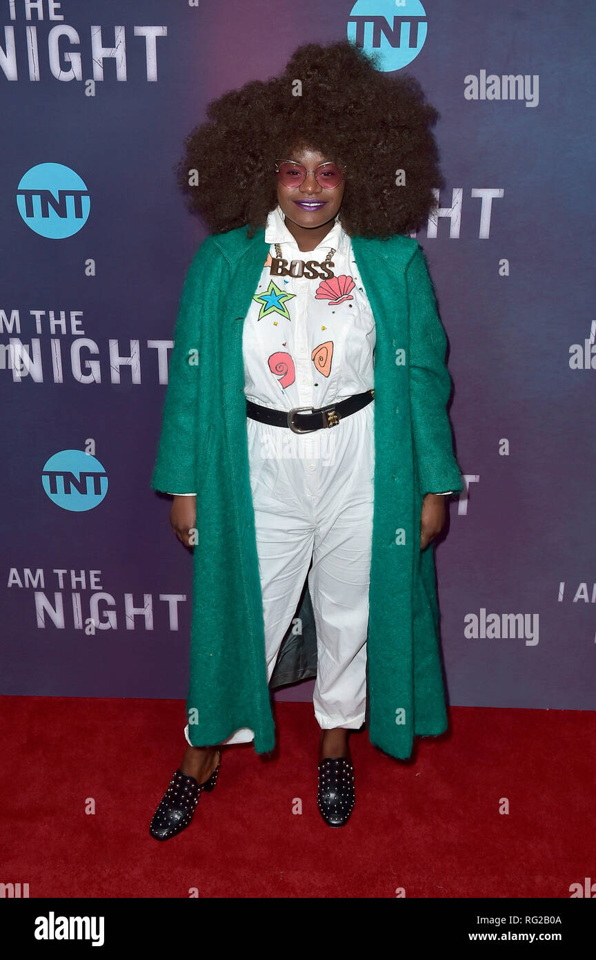 Shoniqua Shandai at the premiere of the TNT miniseries 'I Am the Night ...