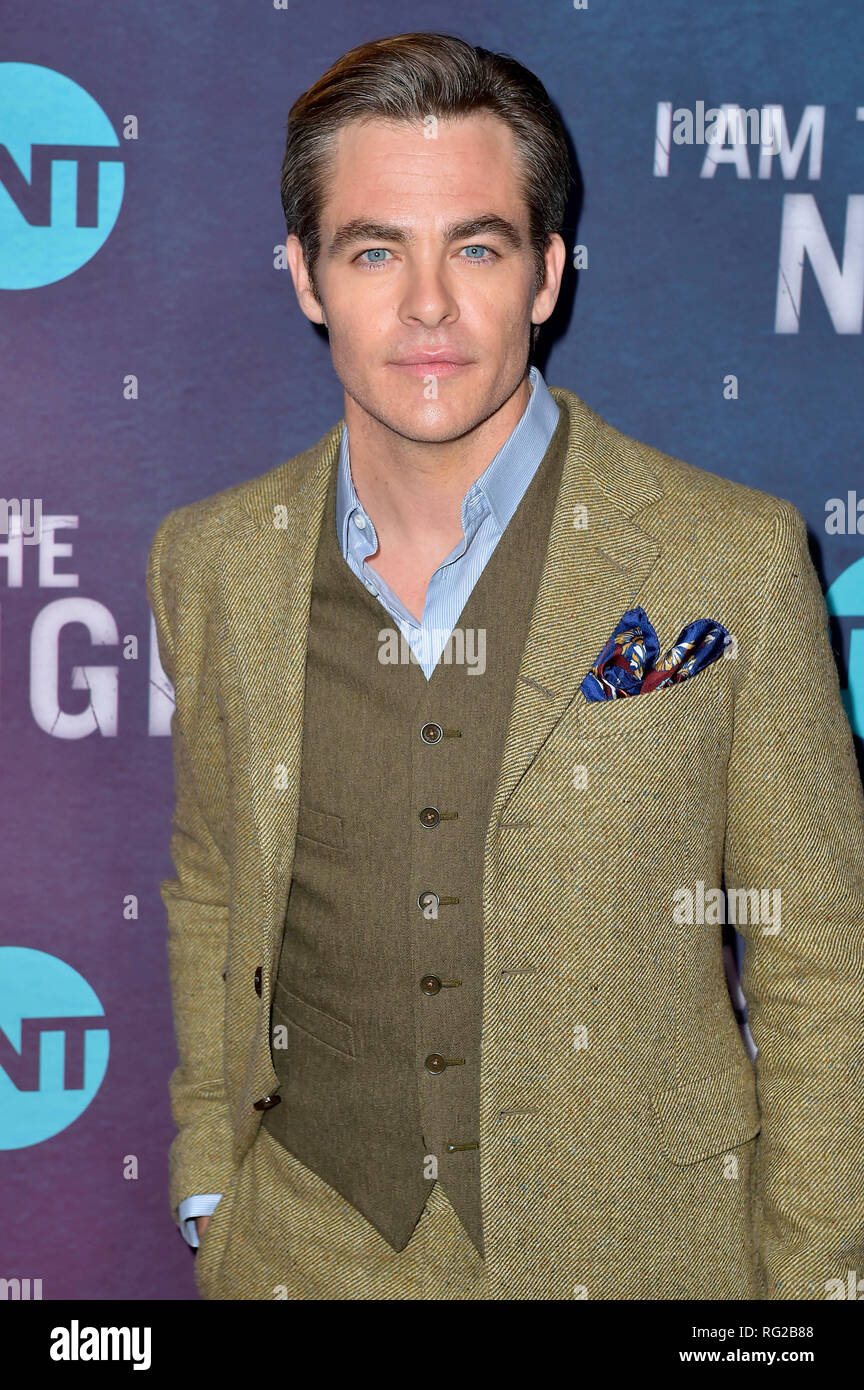 Chris Pine at the premiere of the TNT miniseries 'I Am the Night' at ...