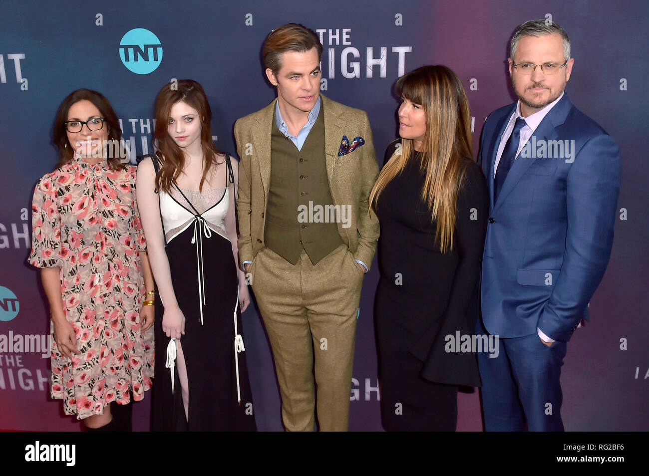Sarah Aubrey, India Eisley, Chris Pine, Patty Jenkins and Sam Sheridan ...