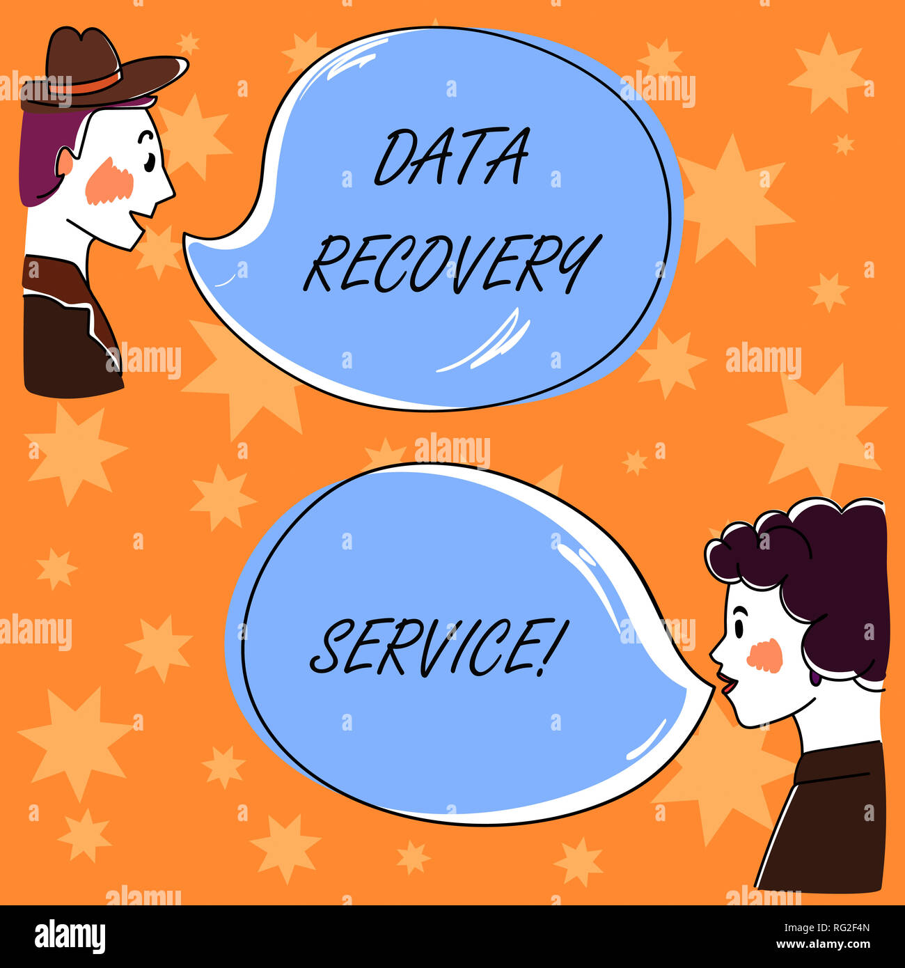 Handwriting text Data Recovery Service. Concept meaning Process of retrieving inaccessible or ...