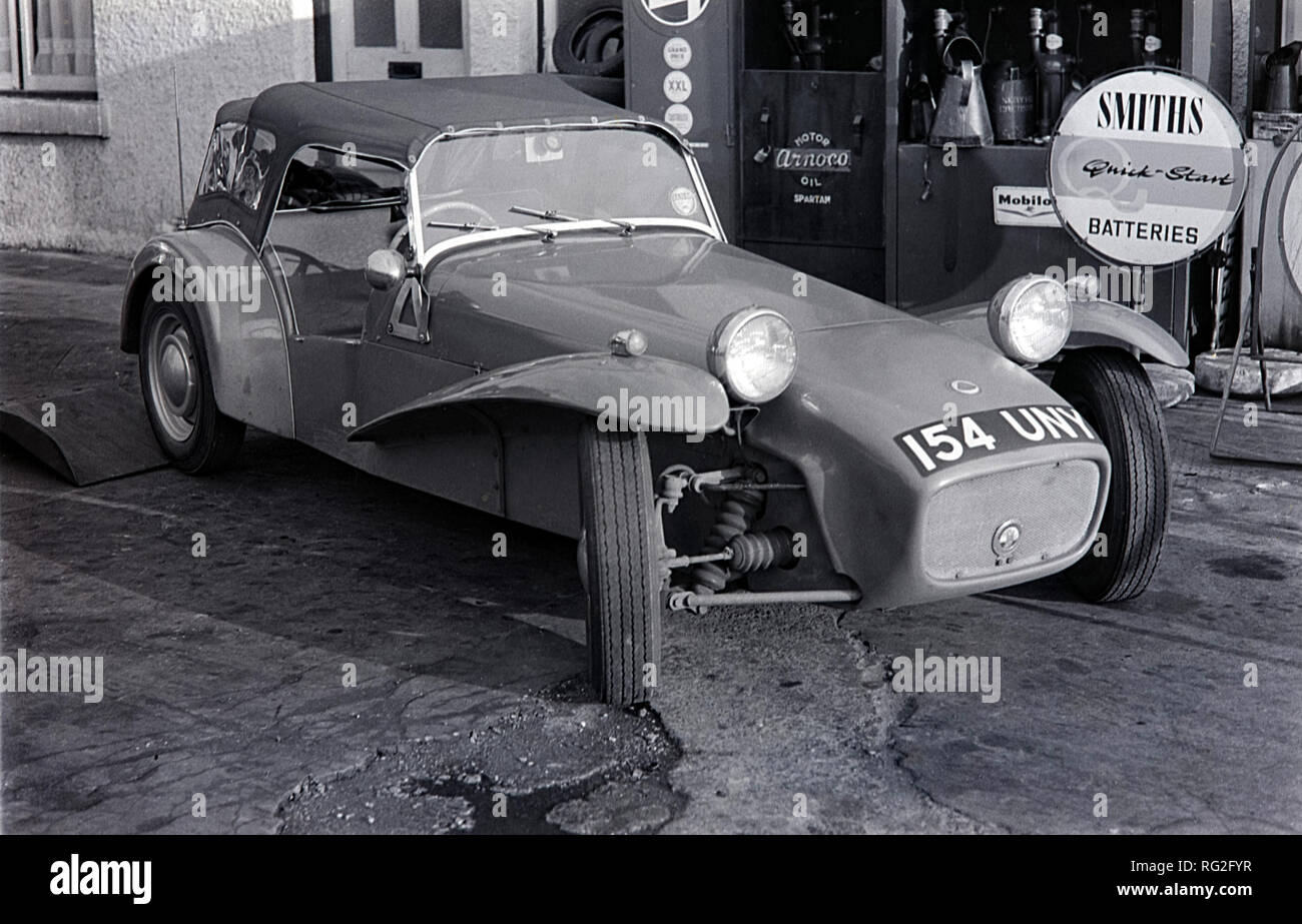 Lotus Super Seven Sports Car, 1960's Stock Photo - Alamy