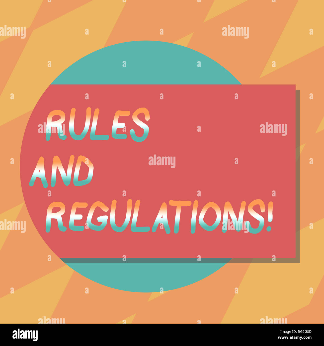Text sign showing Rules And Regulations. Conceptual photo guidelines to ...