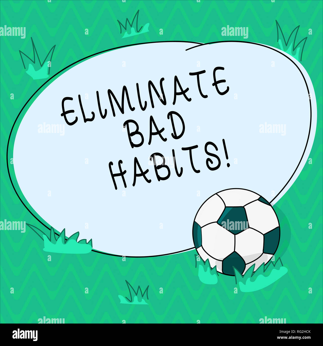 Word writing text Eliminate Bad Habits. Business concept for To stop a ...