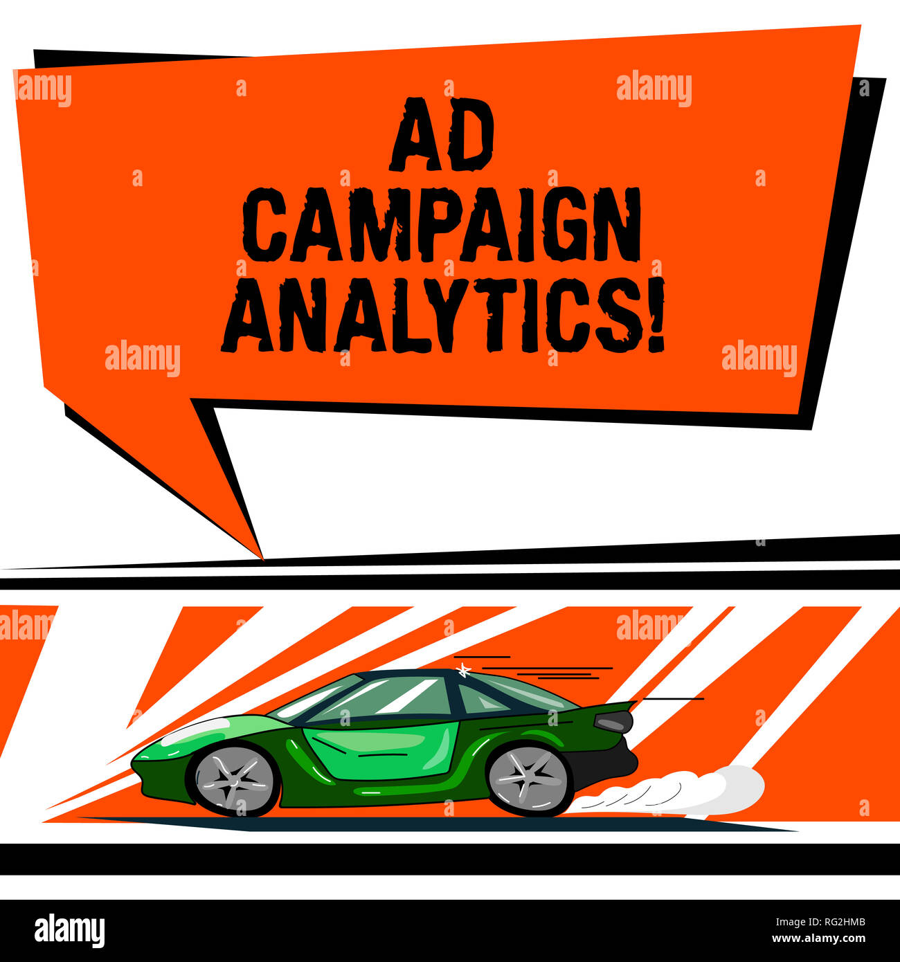 Word writing text Ad Campaign Analytics. Business concept for monitor ...