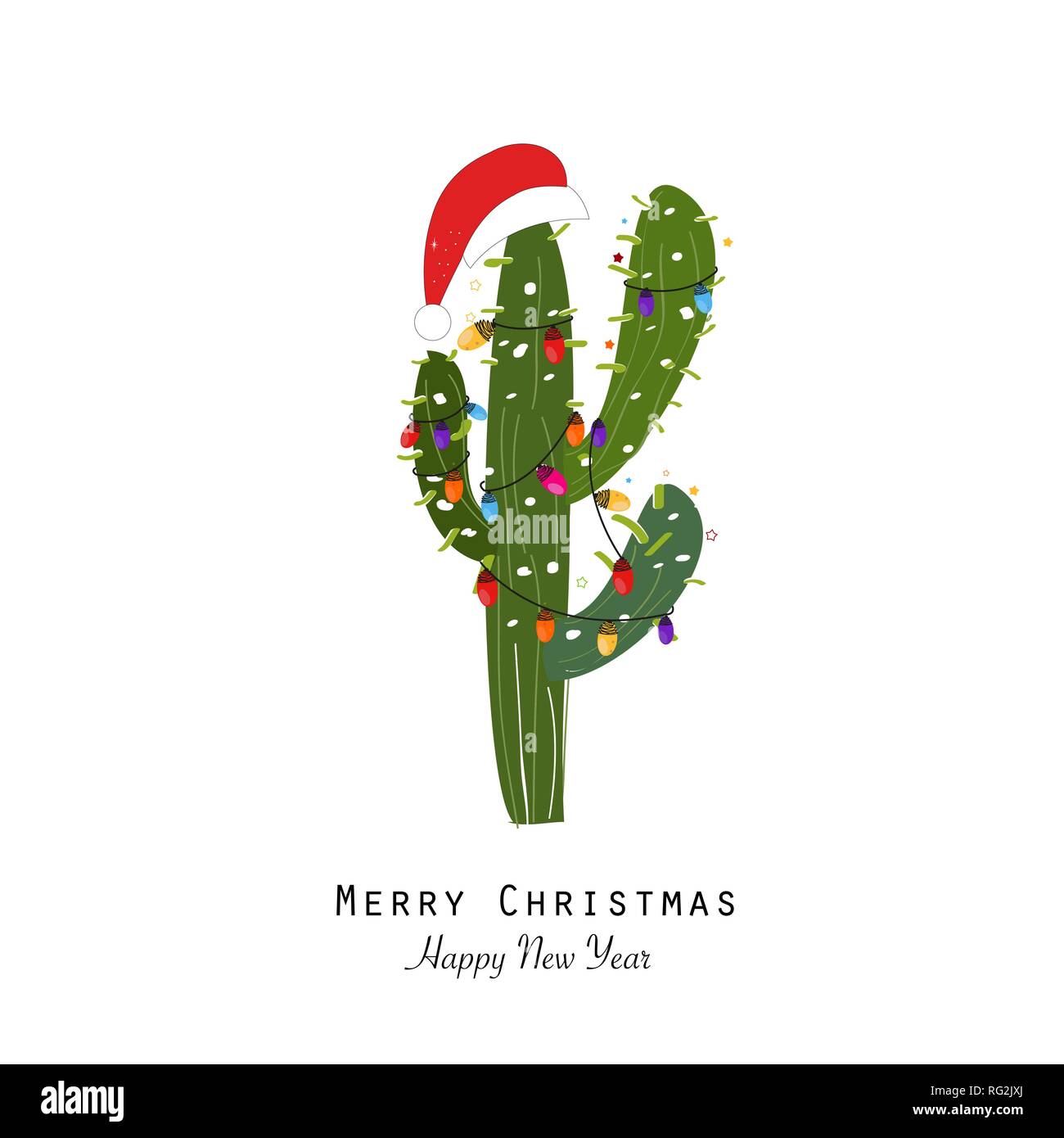 Cowboy christmas card background Stock Vector Images - Alamy