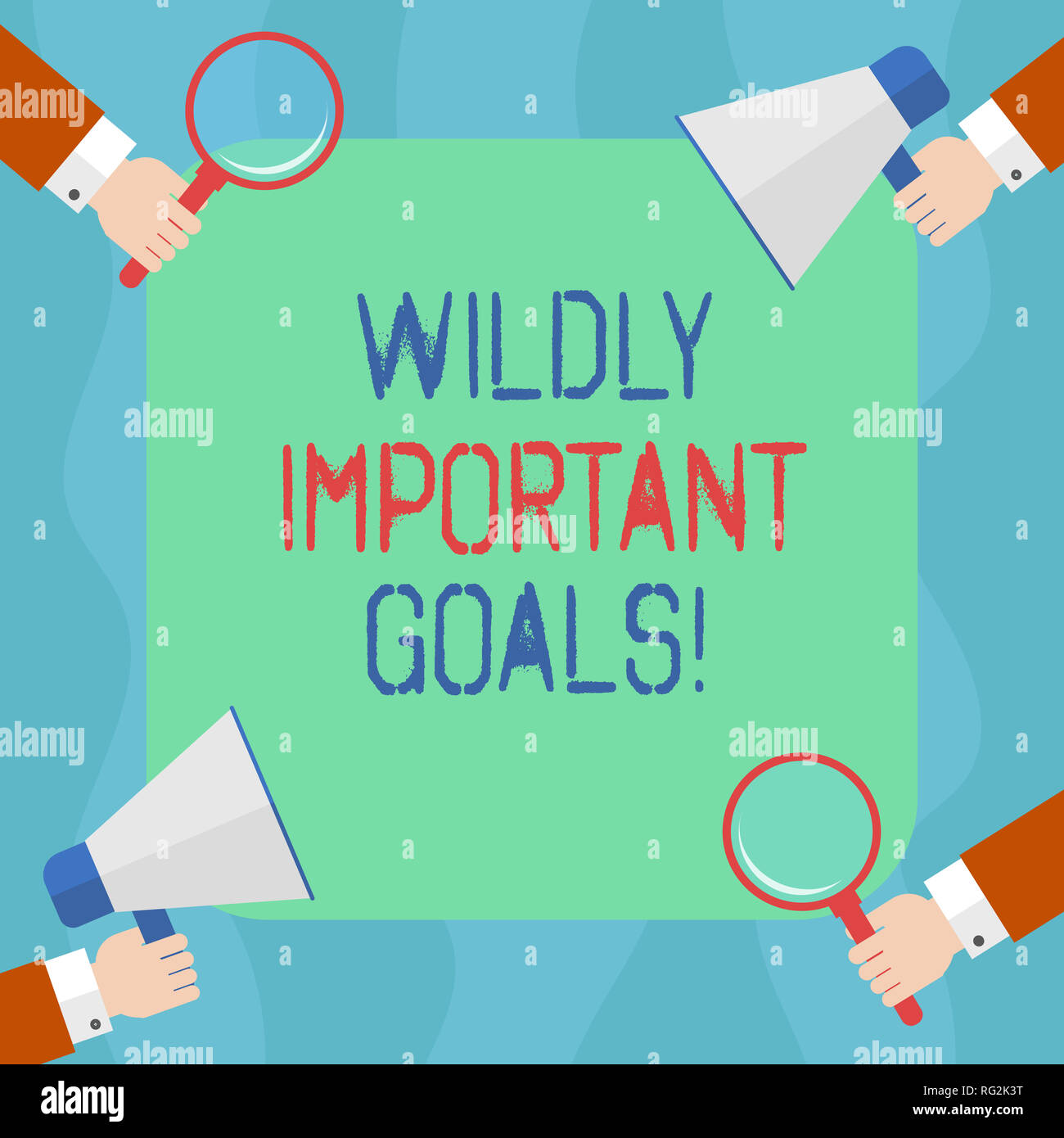 Conceptual hand writing showing Wildly Important Goals. Business photo ...