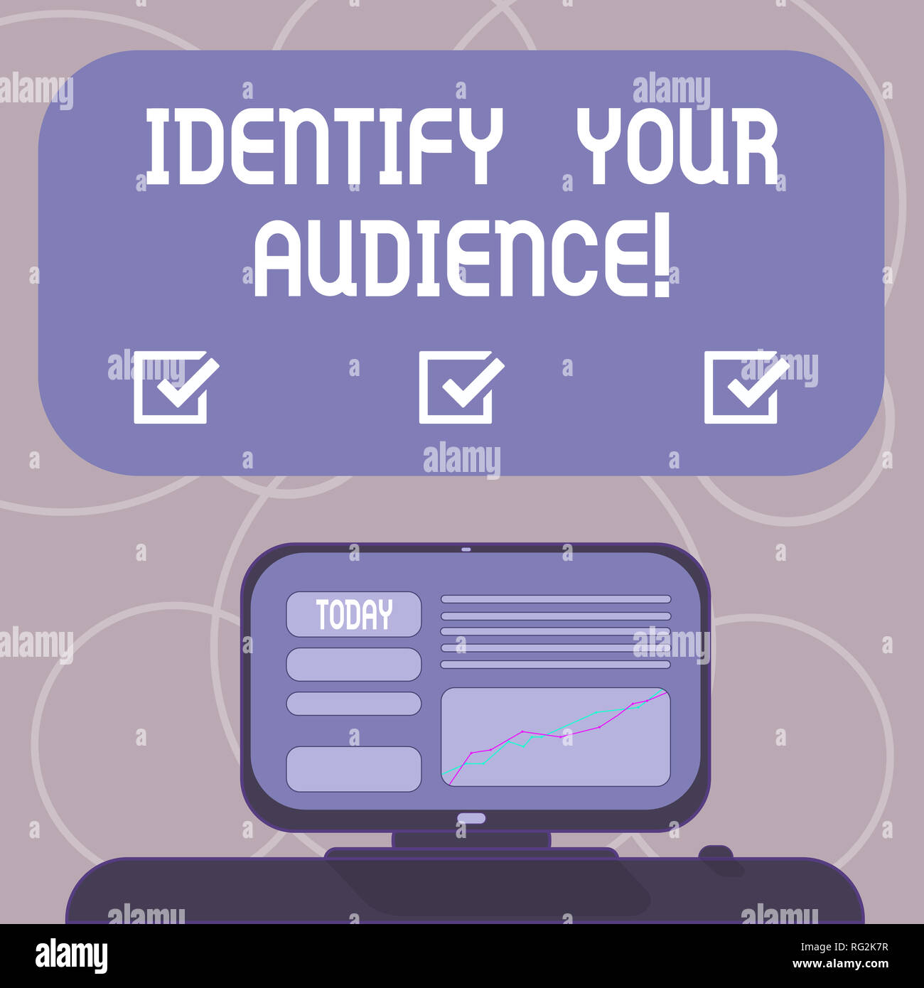 Word writing text Identify Your Audience. Business concept for Figuring ...