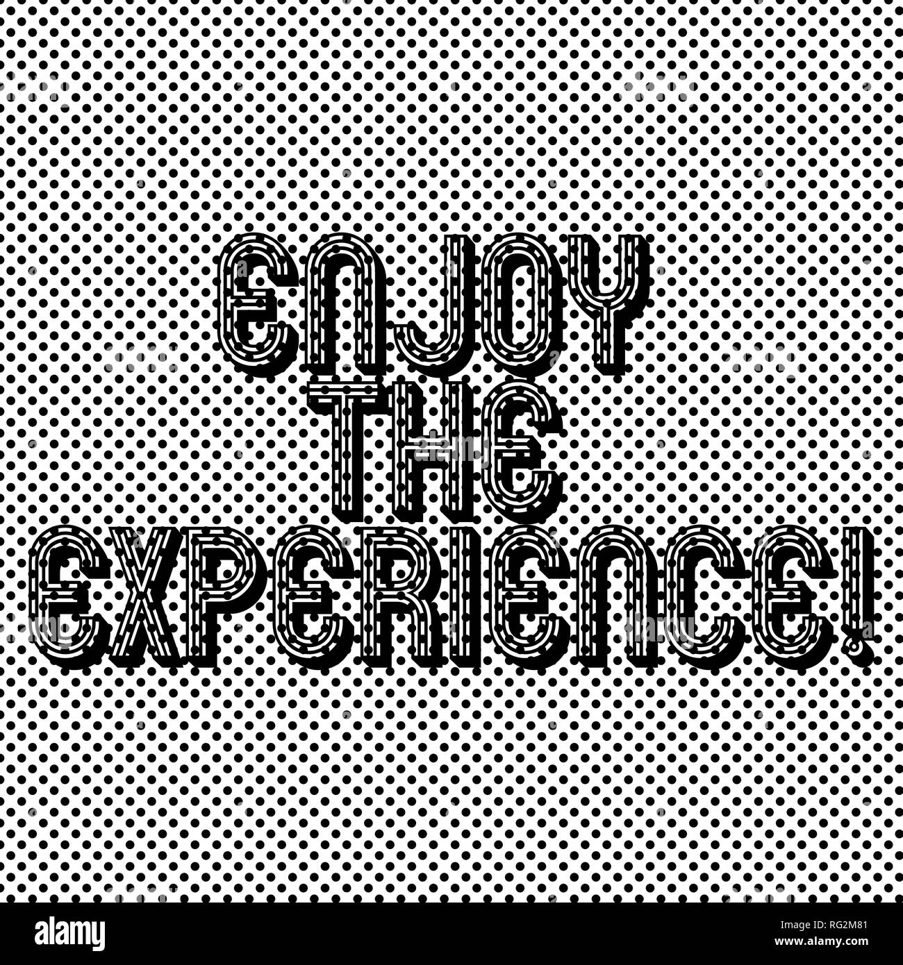 Text sign showing Enjoy The Experience. Conceptual photo Taking ...