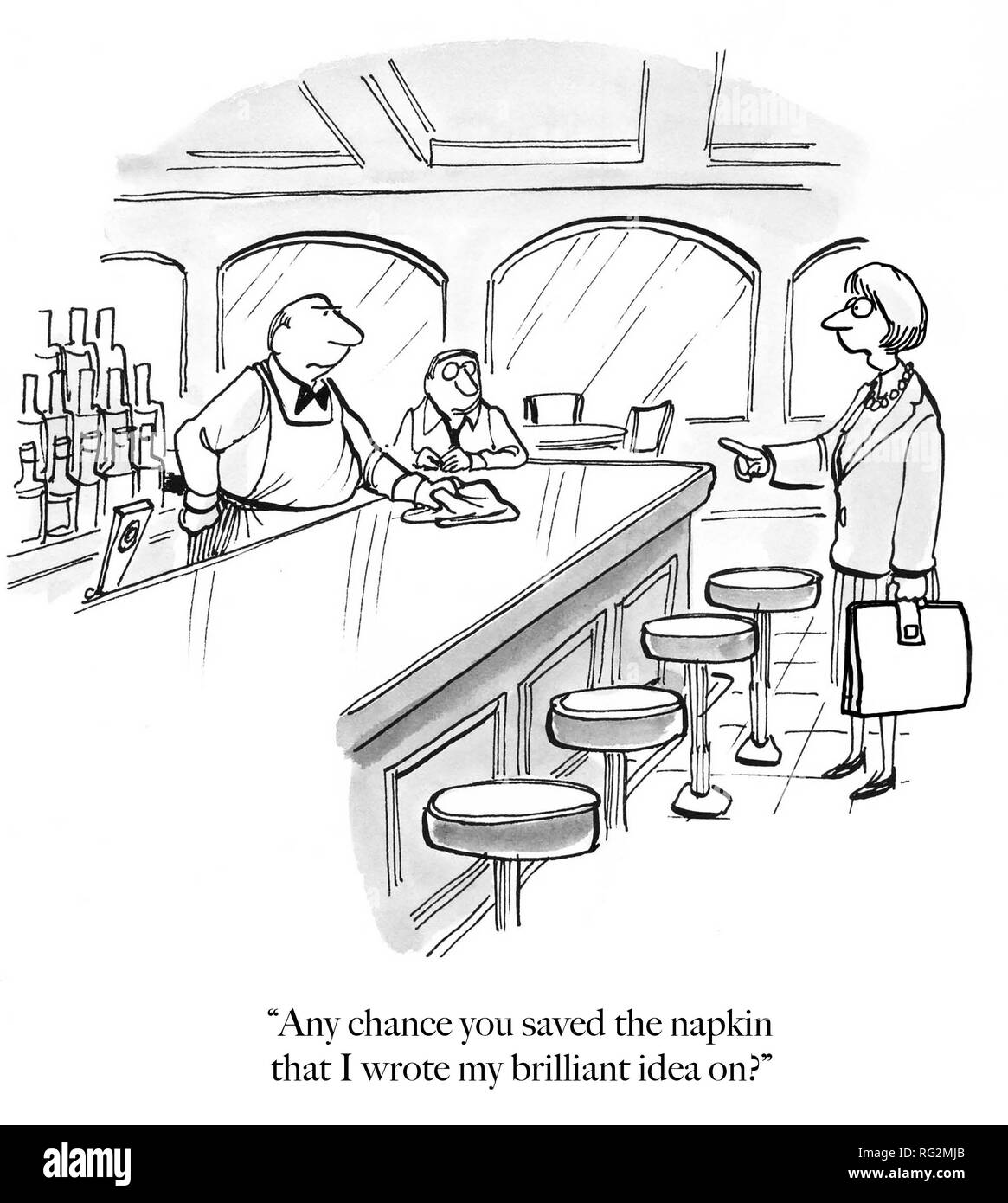 Woman executive wrote her brilliant idea on a bar napkin, then lost the ...