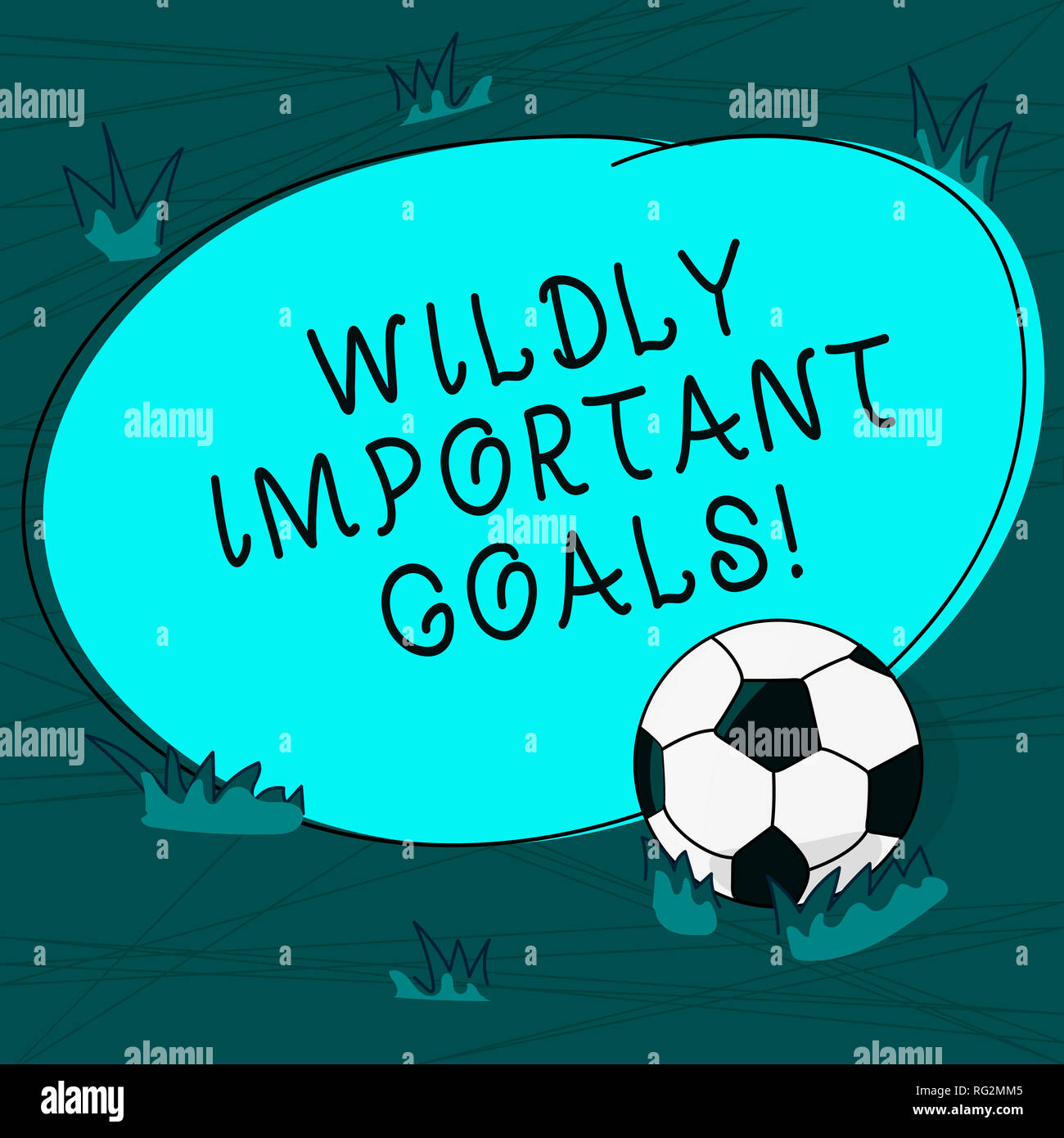 Conceptual hand writing showing Wildly Important Goals. Business photo ...