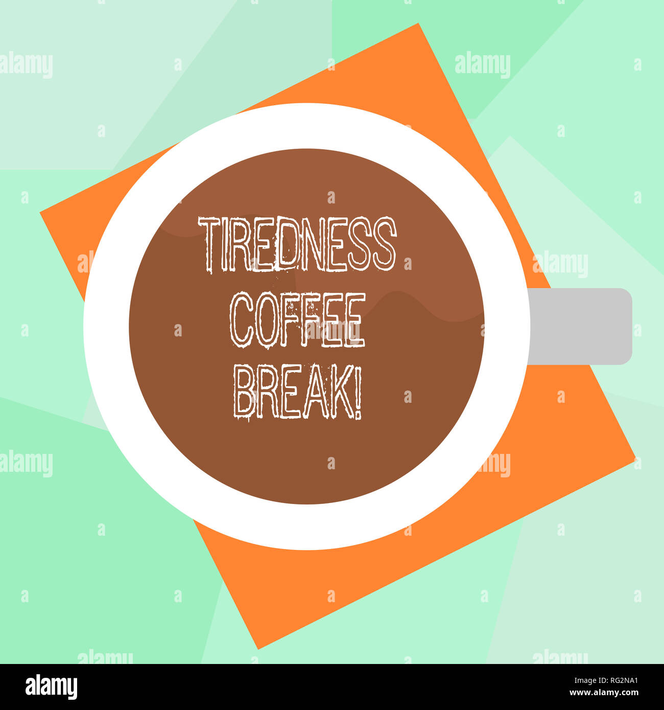 Conceptual hand writing showing Tiredness Coffee Break. Business photo ...