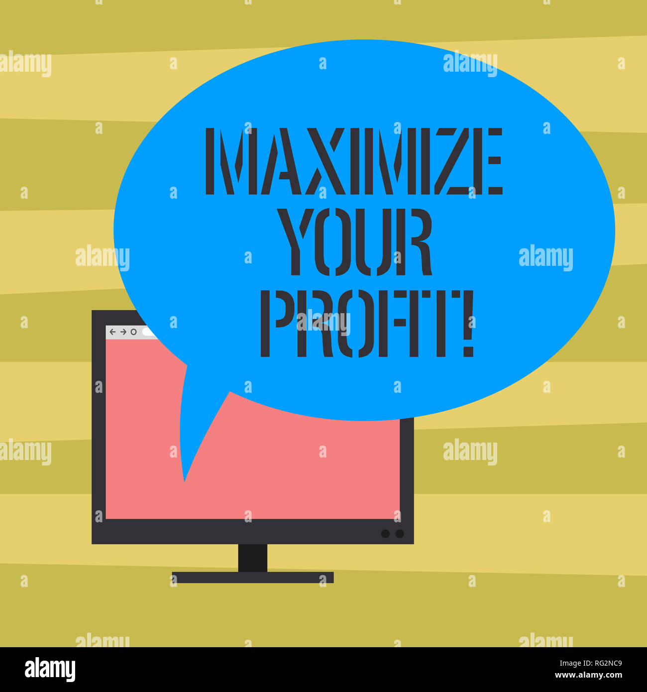 Text sign showing Maximize Your Profit. Conceptual photo Achieve a ...