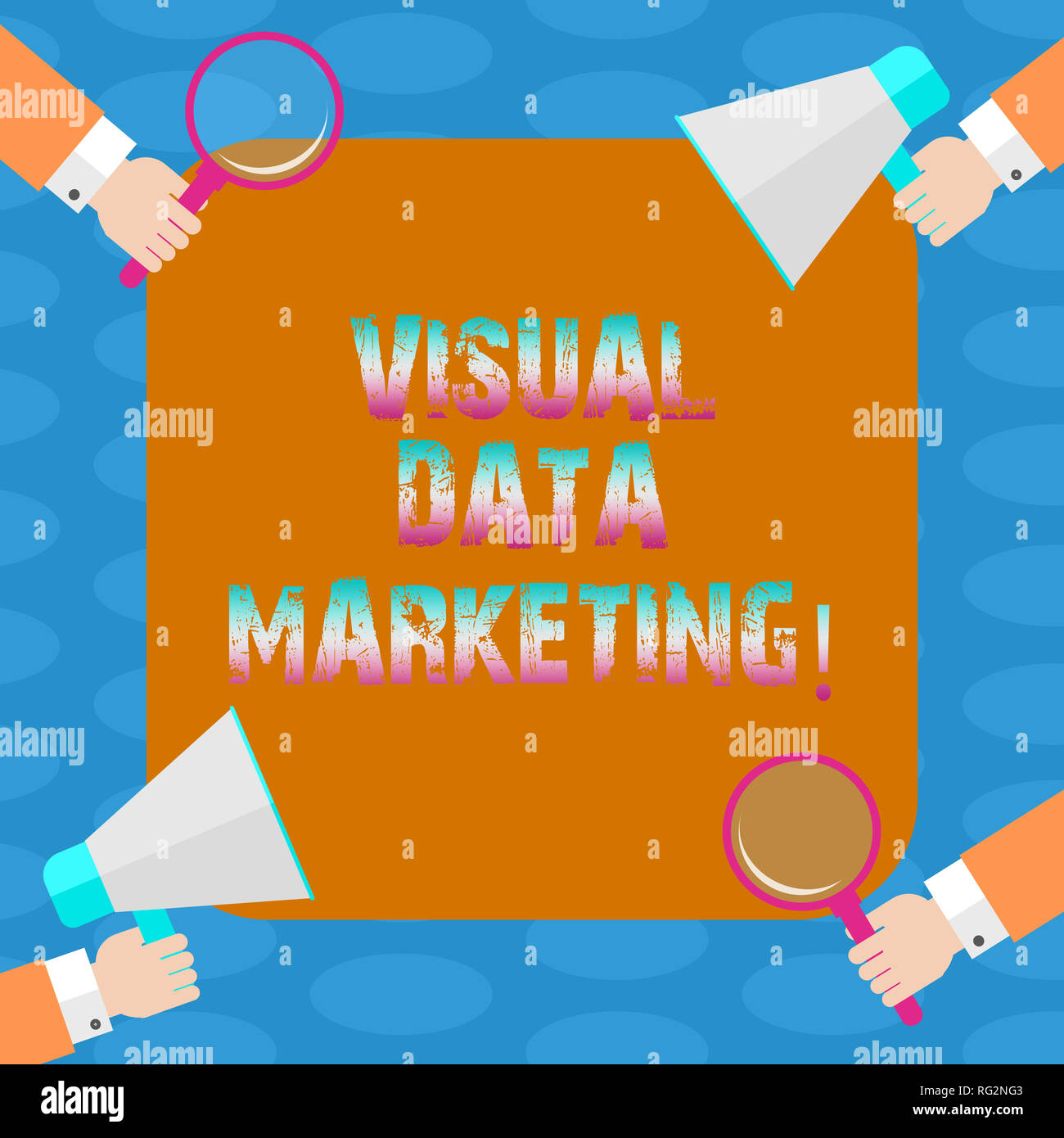 Word writing text Visual Data Marketing. Business concept for Use ...