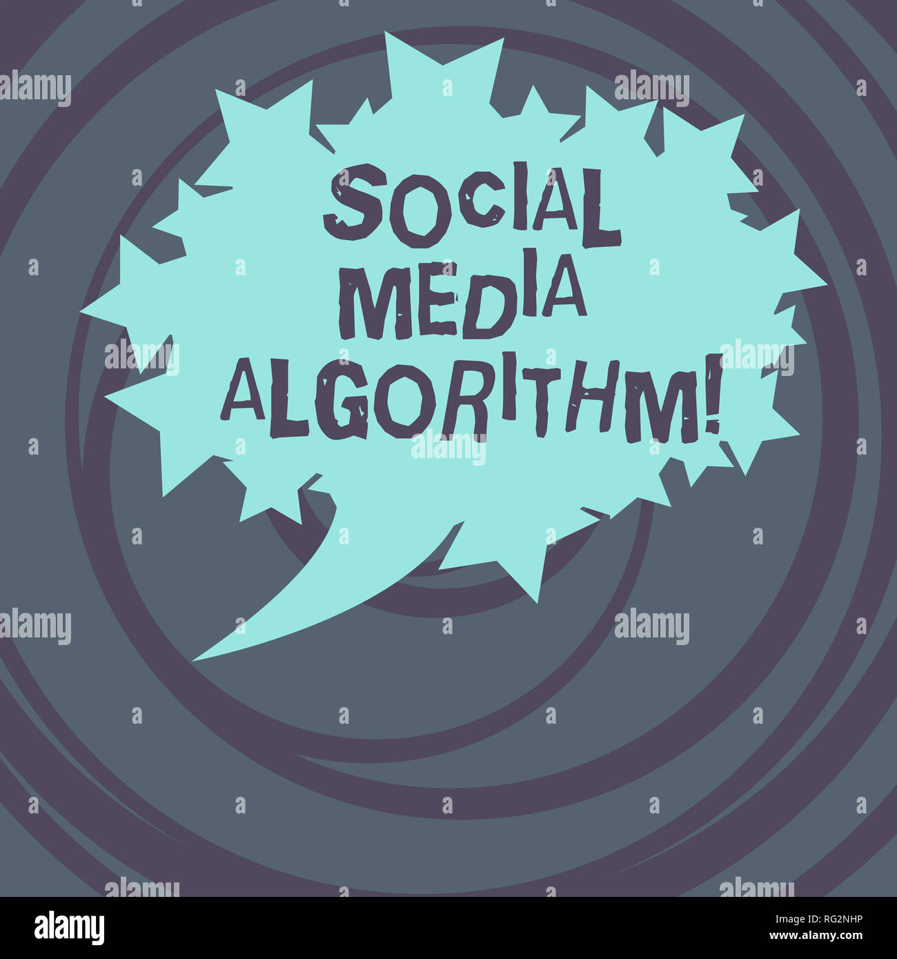 Word writing text Social Media Algorithm. Business concept for Sorting ...