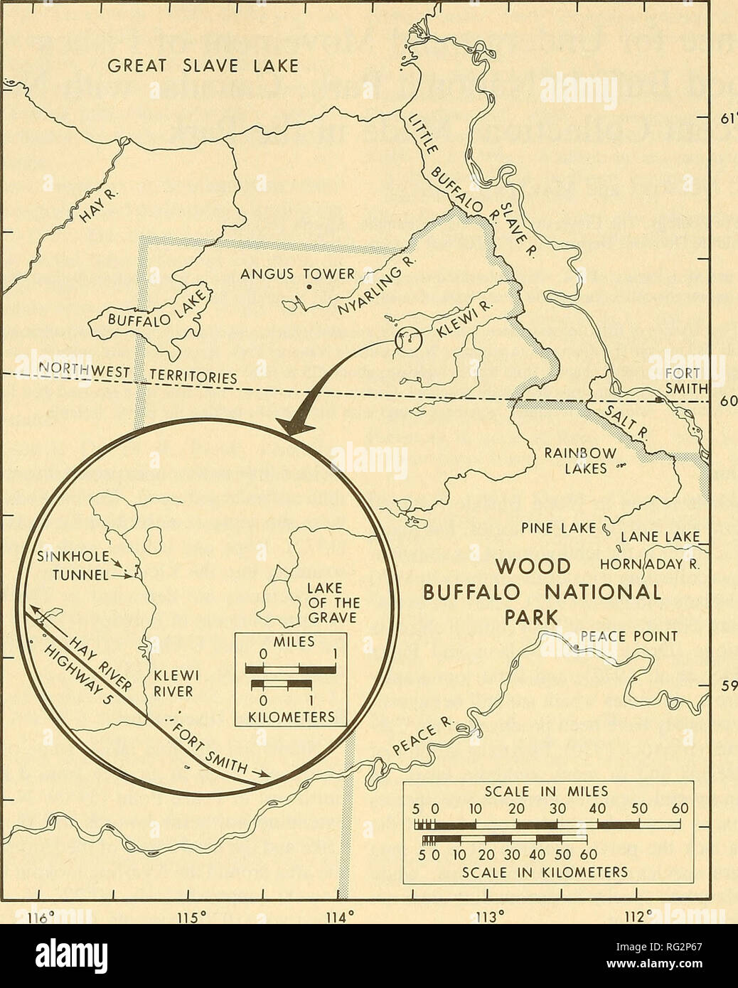 Wood buffalo map hi-res stock photography and images - Alamy