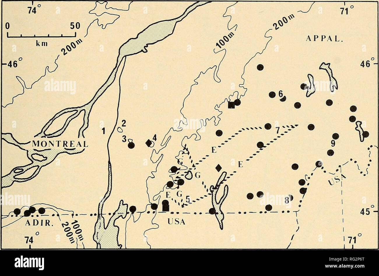 Canadian Lowlands Map