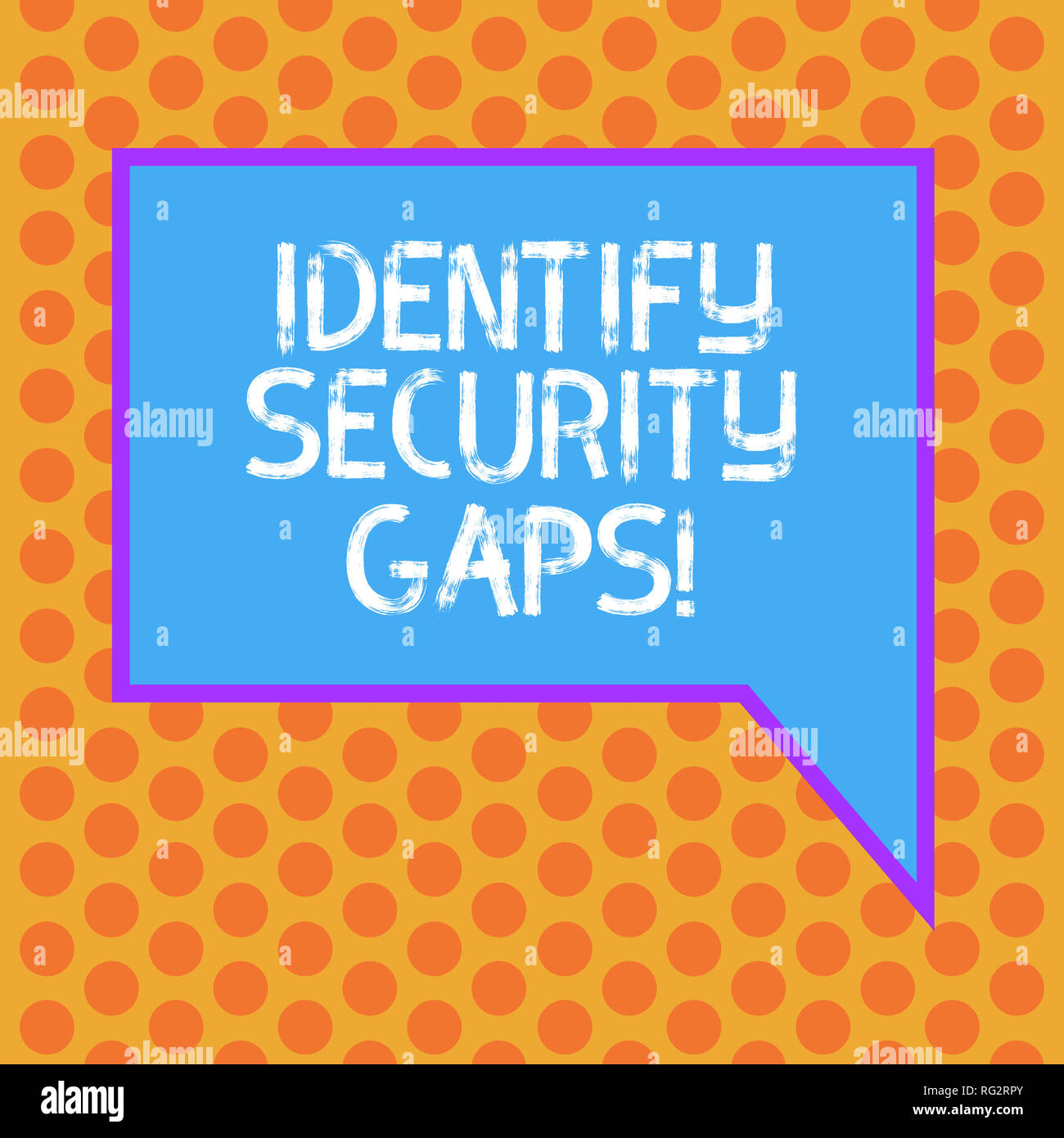 Writing note showing Identify Security Gaps. Business photo showcasing ...