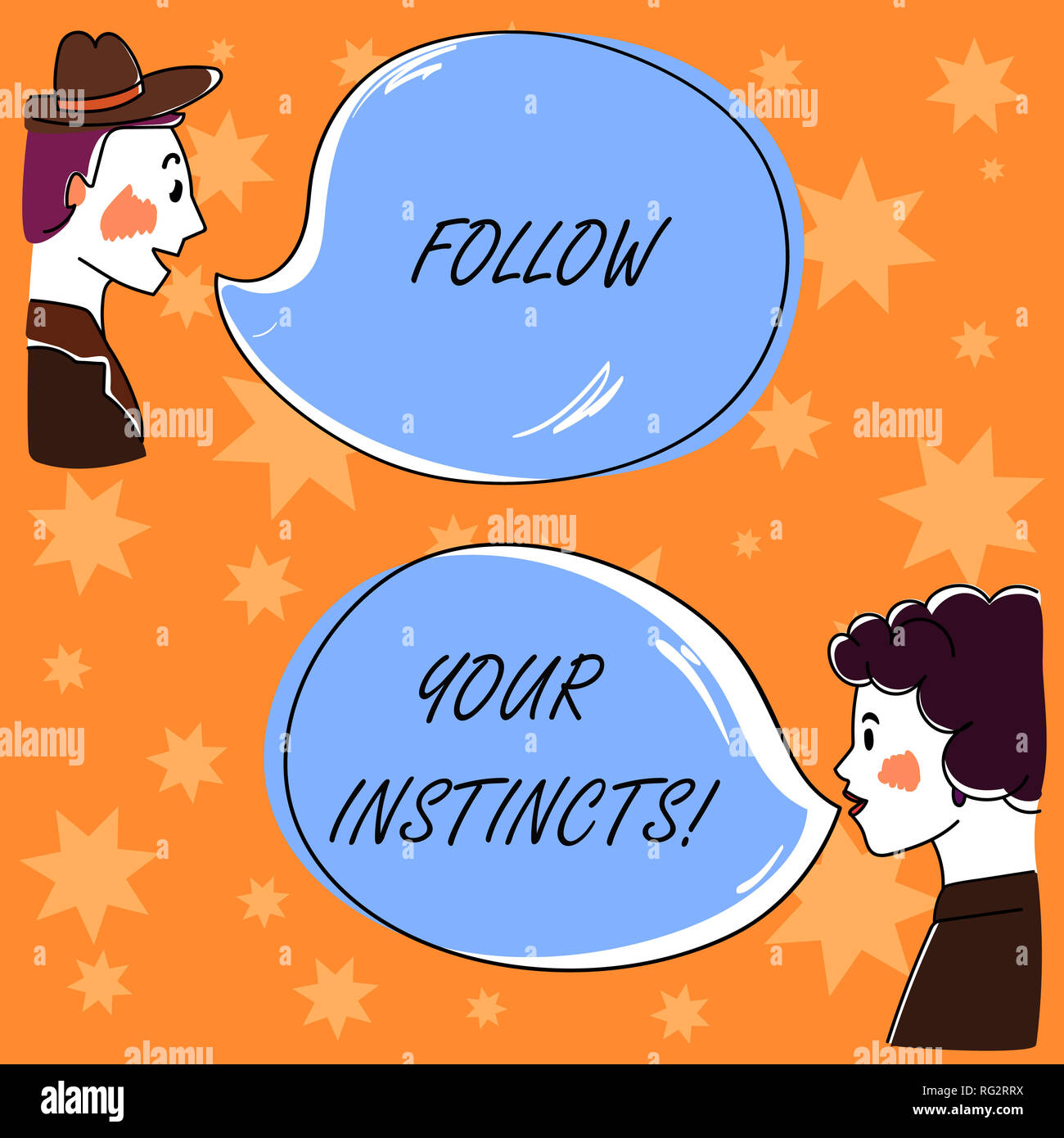 Direction to follow by instinct hi-res stock photography and images - Alamy